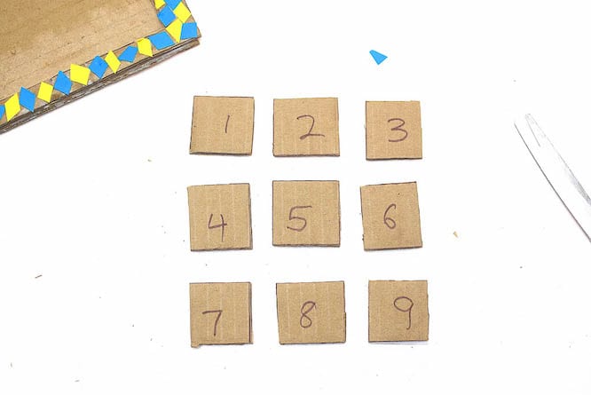 DIY Cardboard puzzle Games for kids - Easy paper crafts for kids