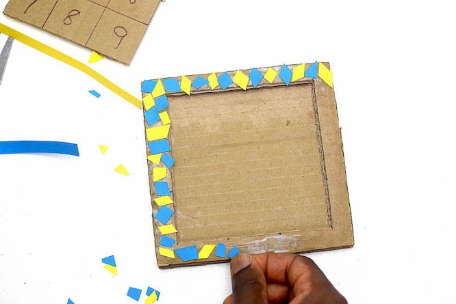 DIY Cardboard puzzle Games for kids - Easy paper crafts for kids