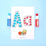 Printable Alphabet Dot Painting Worksheets - A to Z do a dot printables