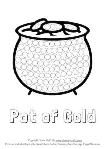 St Patrick's Day Dot Painting Activity - Show My Crafts