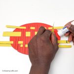 Chinese Lantern Paper Craft - Kids Crafts Printables