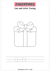 Valentine's Day Tracing Activities - Kids Crafts Printables