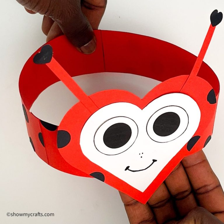 Ladybird Headband Kids Craft (Free Printable Template)