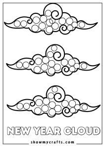 Chinese New Year Dot Painting - Kids Crafts Printables