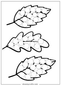 Fall and Autumn Dot Marker Printables - Kids Crafts Printables