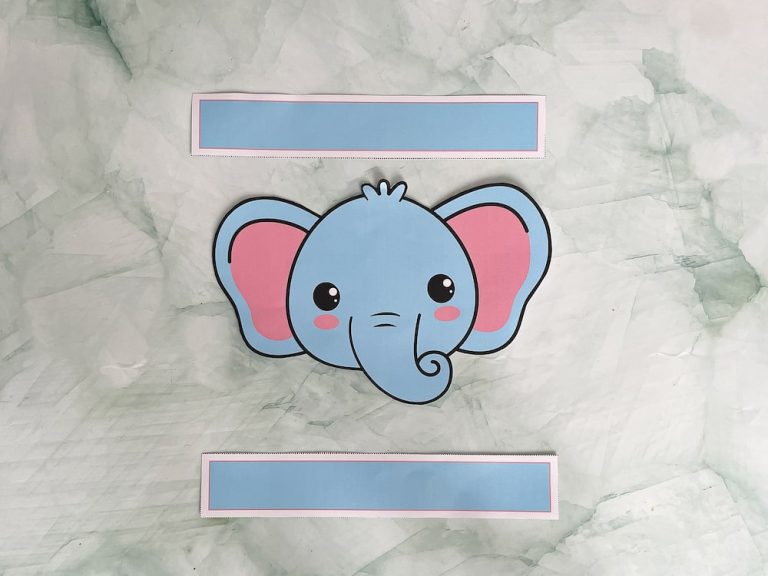 Elephant Headband Template - Elephant Headband Craft