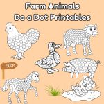 Farm Animals Do a Dot Printables