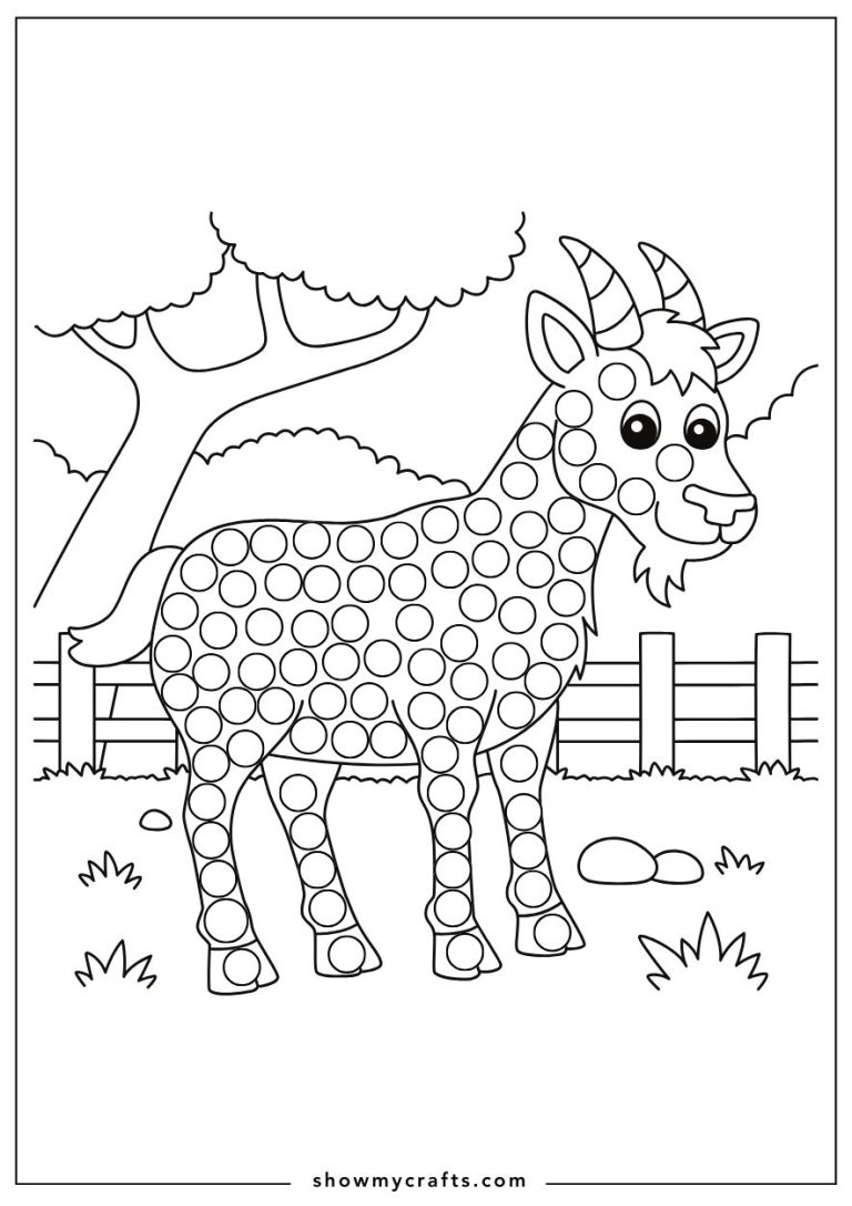Farm Animals Do a Dot Printables
