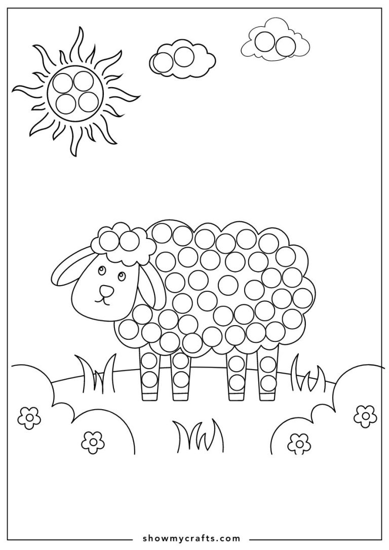 Farm Animals Do a Dot Printables