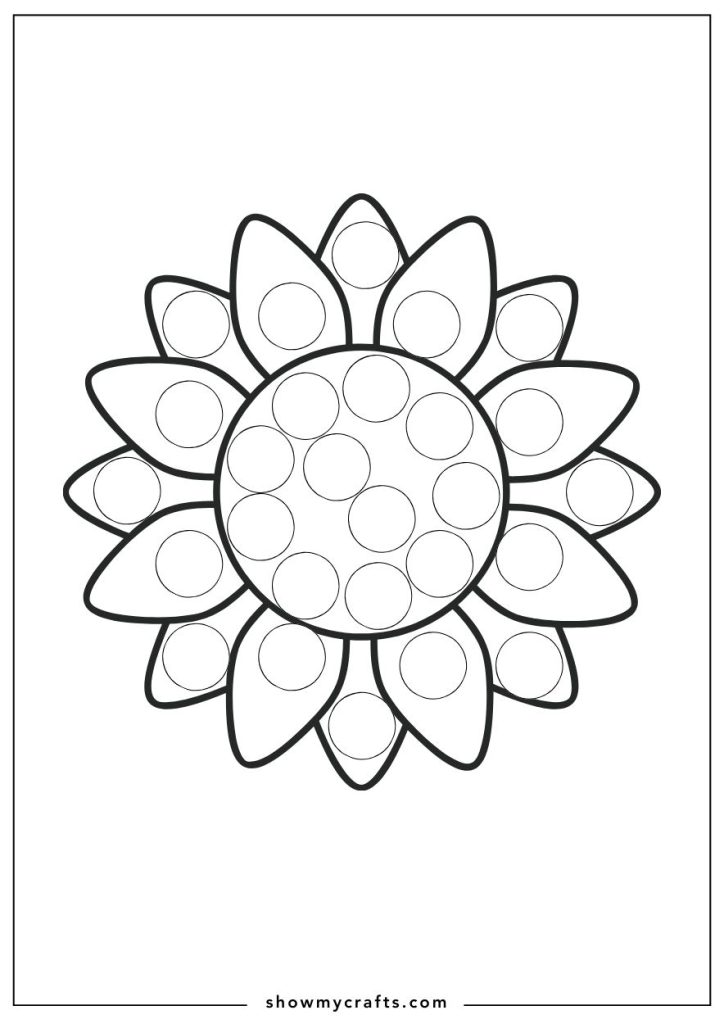 Fall and Autumn Dot Marker Printables - Kids Crafts Printables