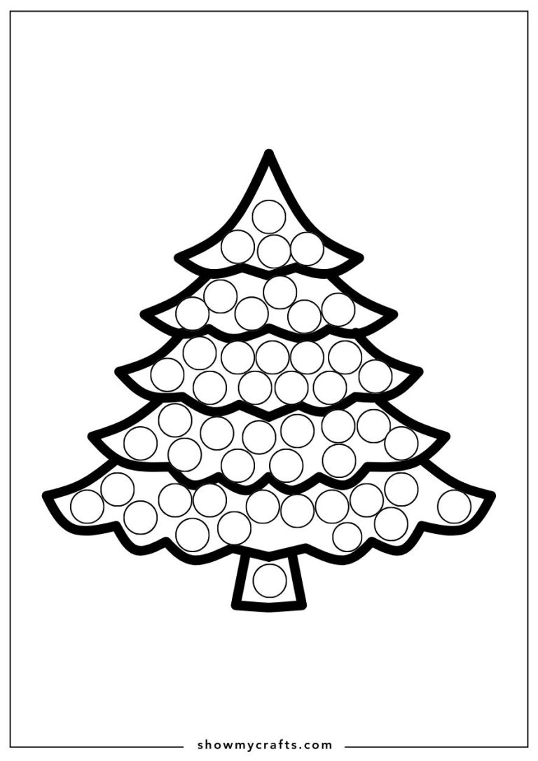 Free Winter Dot Marker Printables