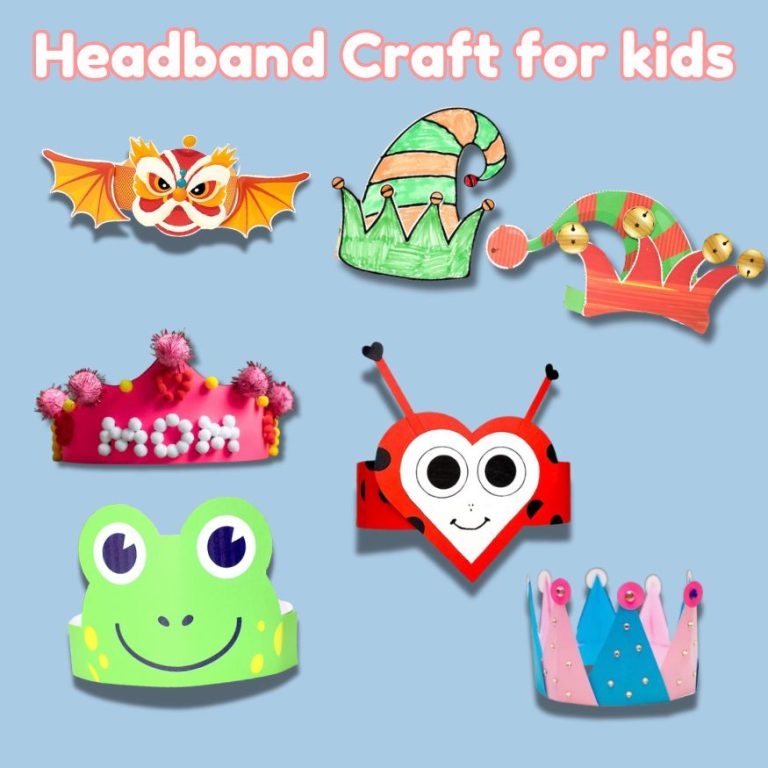 Headband Crafts for Kids - Free printable headband templates