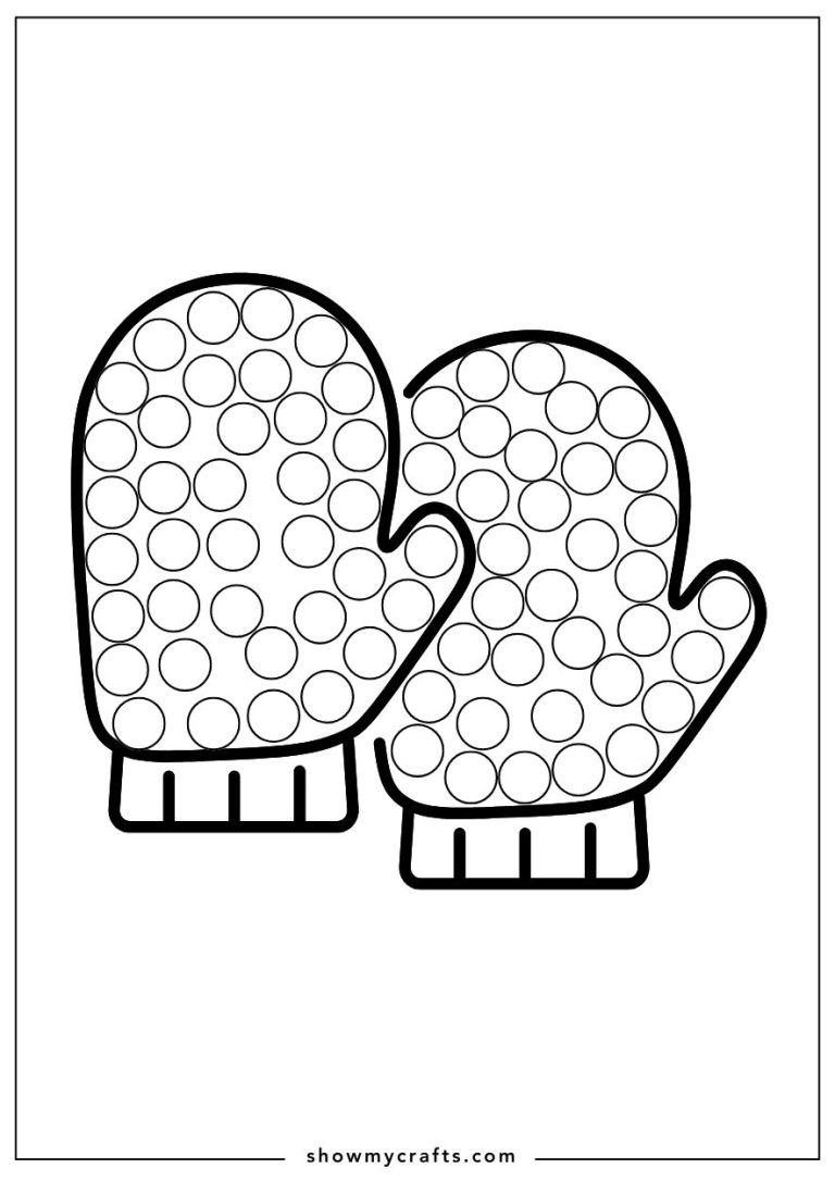 Free Winter Dot Marker Printables