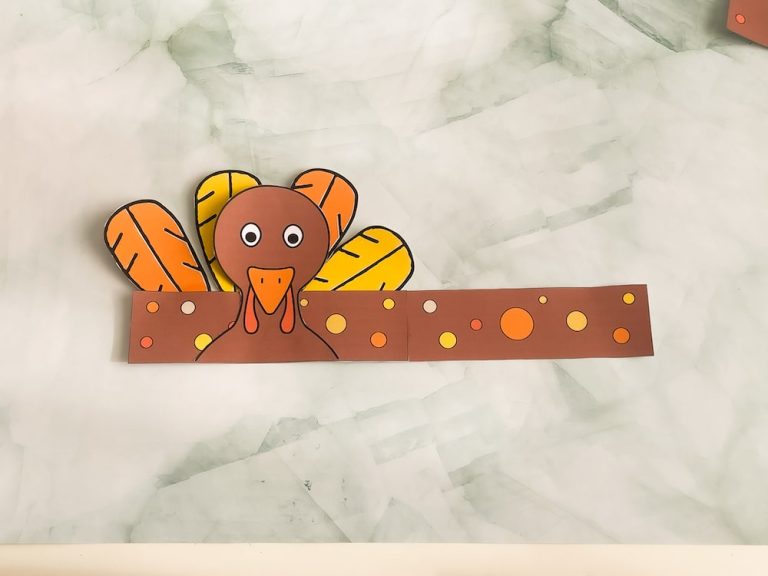 Turkey Headband Craft for Kids - Kids Crafts Printables Free template