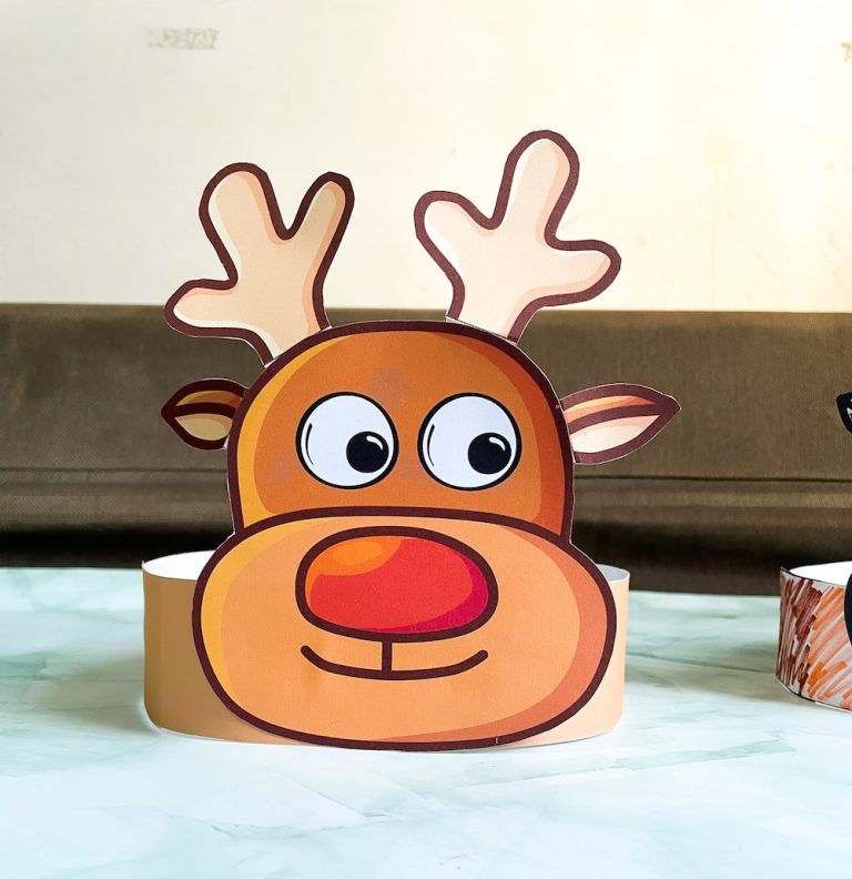 Reindeer Headband Craft - Kids Crafts Printables with Free Reindeer ...