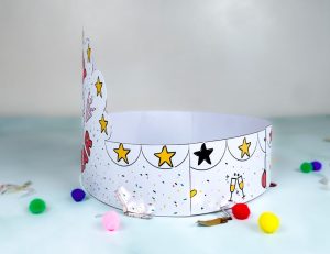 Happy New Year Headband Craft - Kids Crafts Printables Free Templates