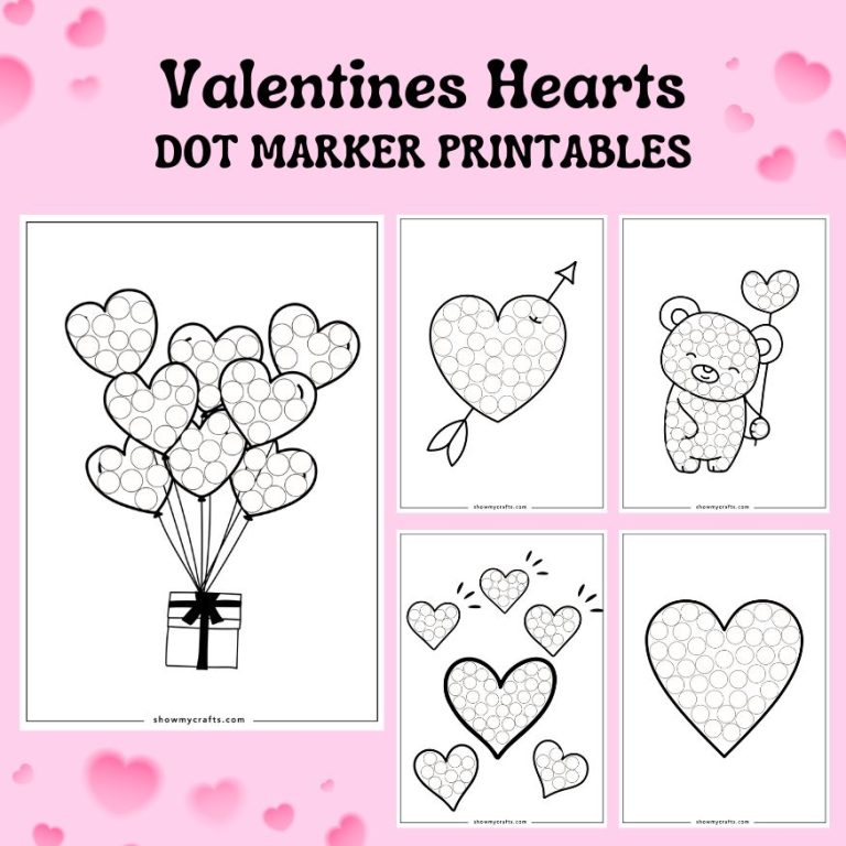 Free Printable Numbers Dot Painting Worksheets