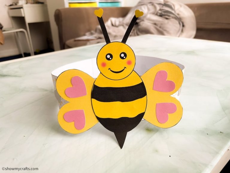 Bee Headband Craft for Kids - Kids Crafts Printables Free Template
