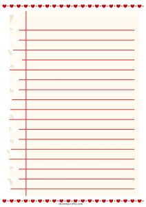Free Printable Valentine's Day Writing Paper