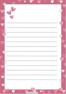 Free Printable Valentine's Day Writing Paper